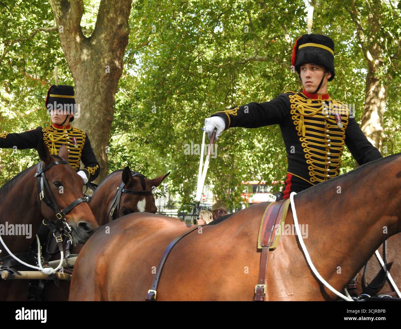 London, UK. 08th Sep, 2025. The King's Troop Royal Horse Artillery have ...