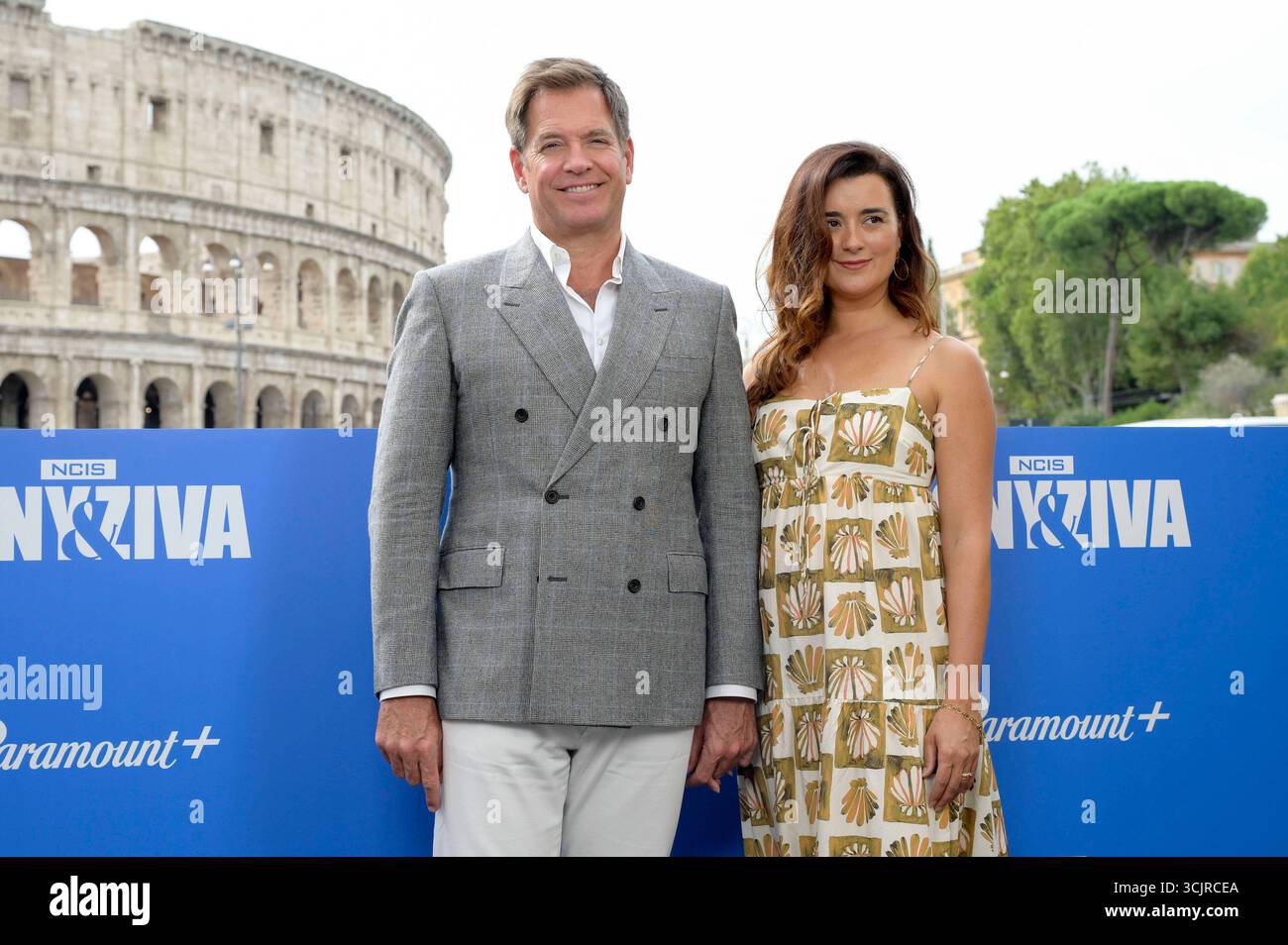 Anthony DiNozzo und Cote De Pablo beim Photocall zur Paramount Serie ...