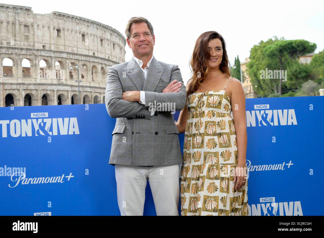 Anthony DiNozzo und Cote De Pablo beim Photocall zur Paramount Serie ...