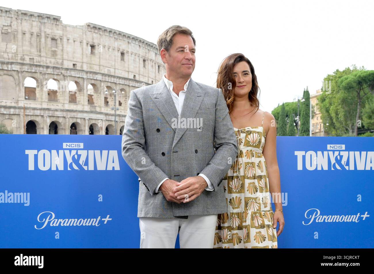 Anthony DiNozzo und Cote De Pablo beim Photocall zur Paramount Serie ...