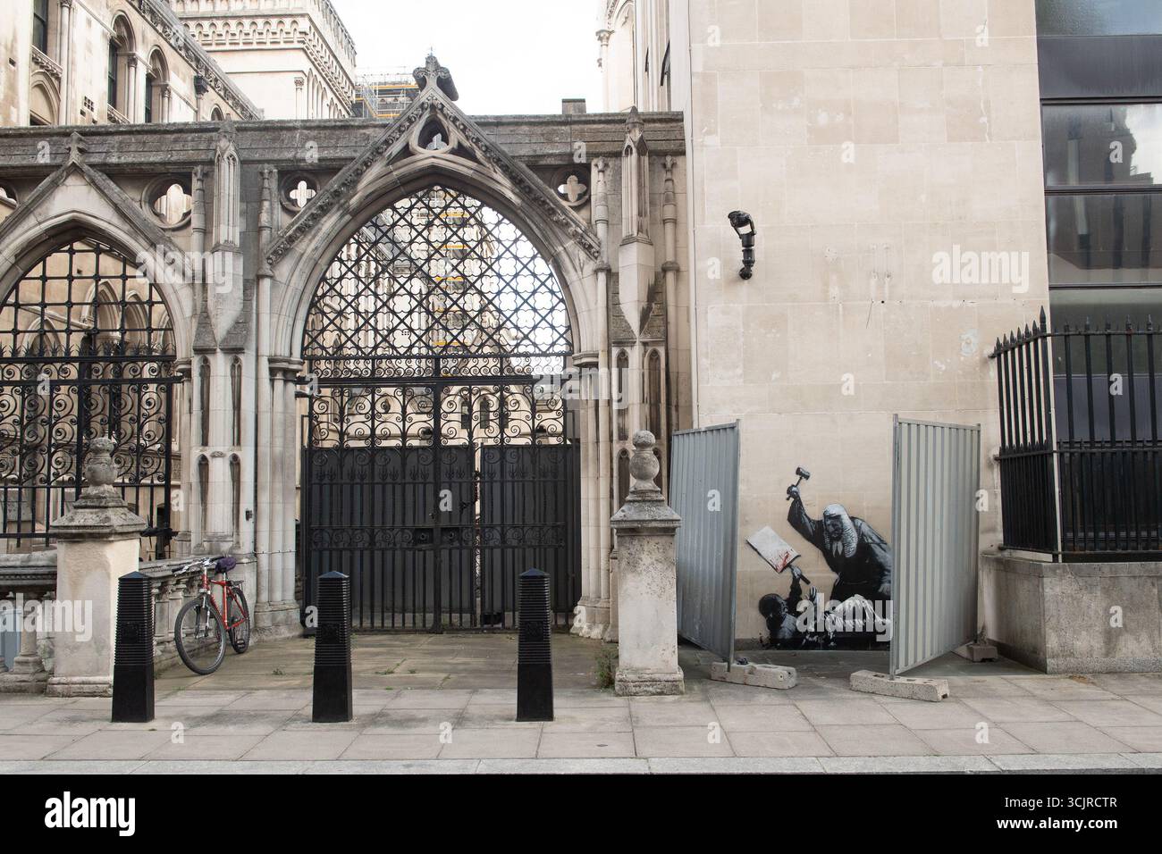 London, UK. 08 Sep 2025. People take photos of Street Artist Banksy's ...