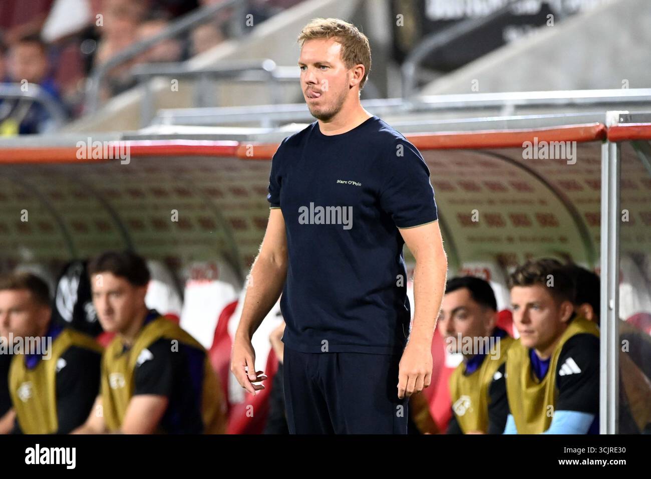 Coach/ German national coach Julian NAGELSMANN (GER) watches the match ...