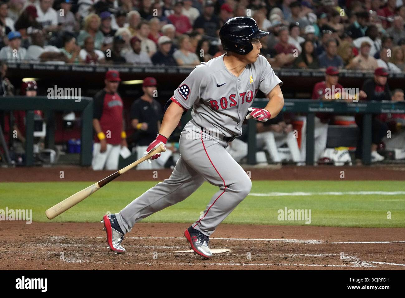 Boston Red Sox outfielder Masataka Yoshida (7) in the first inning of a ...