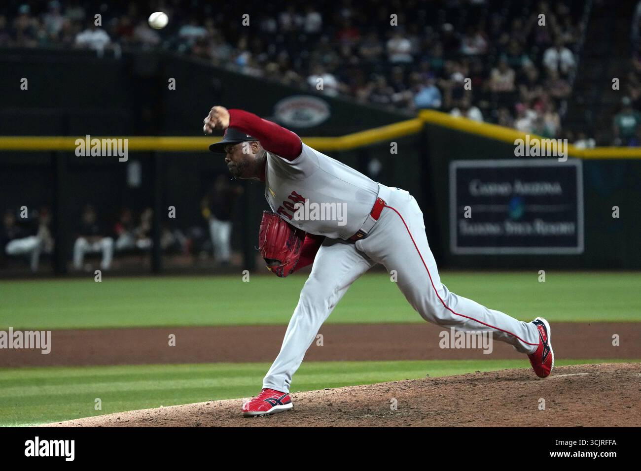 Boston Red Sox pitcher Aroldis Chapman (44) in the first inning of a ...