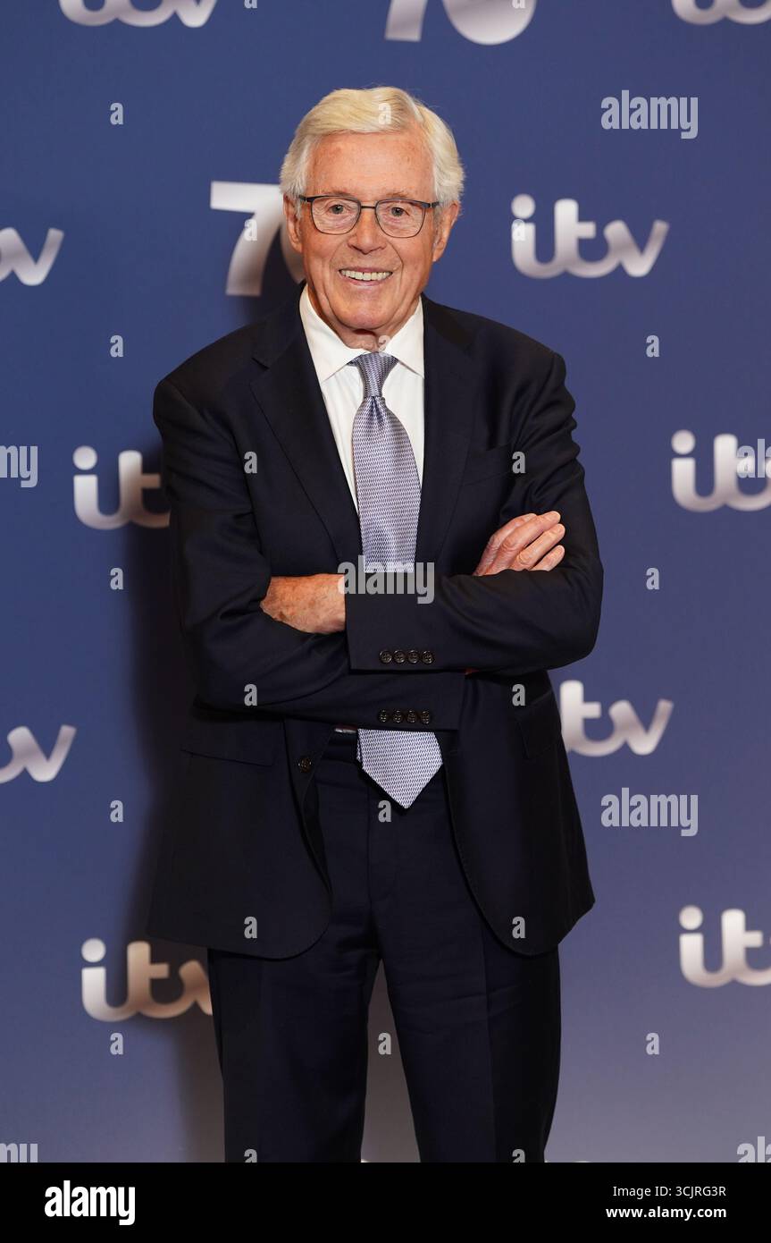 Michael Aspel attends the ITV 70th celebration event at the Guildhall ...