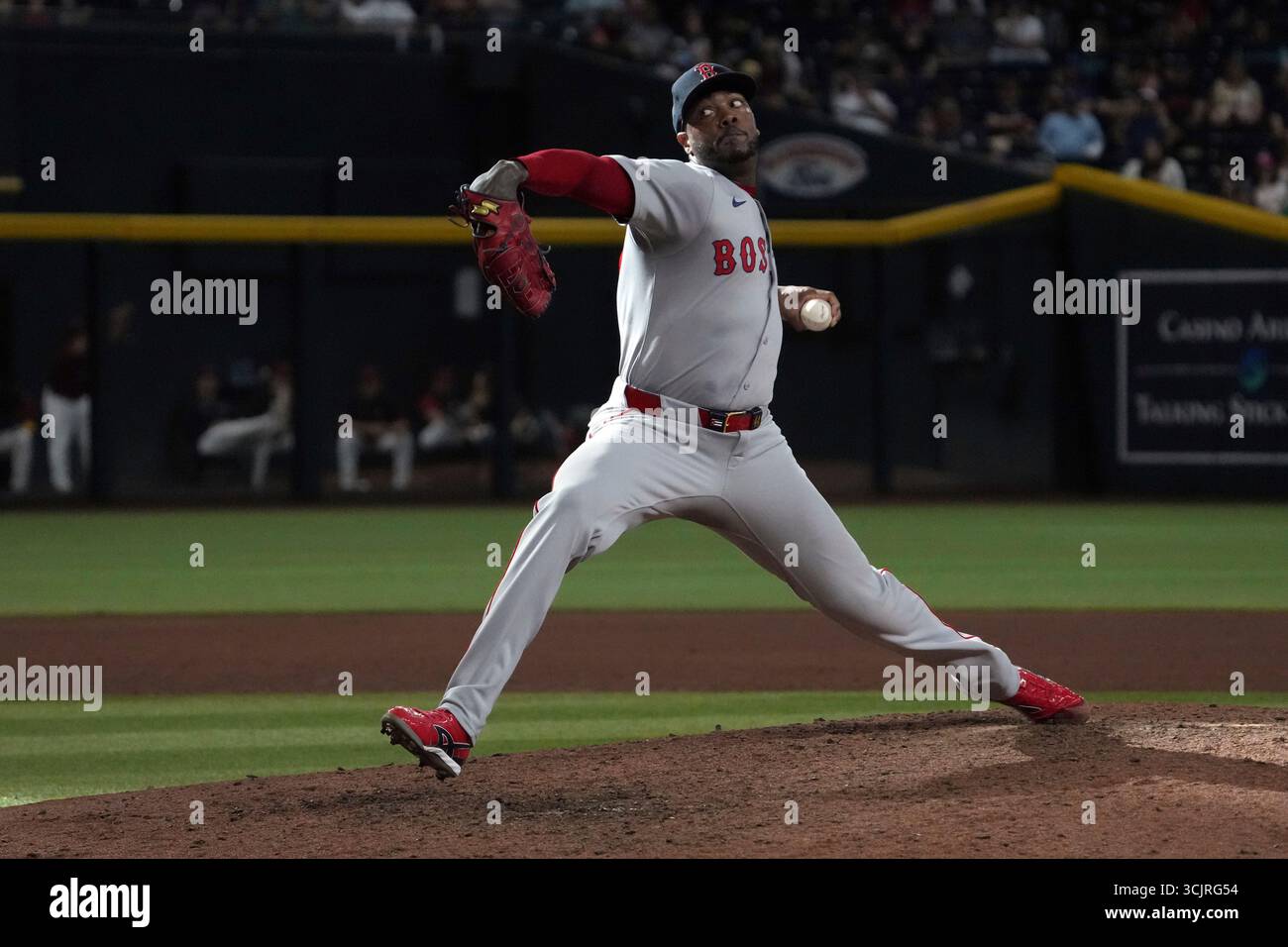 Boston Red Sox pitcher Aroldis Chapman (44) in the first inning of a ...