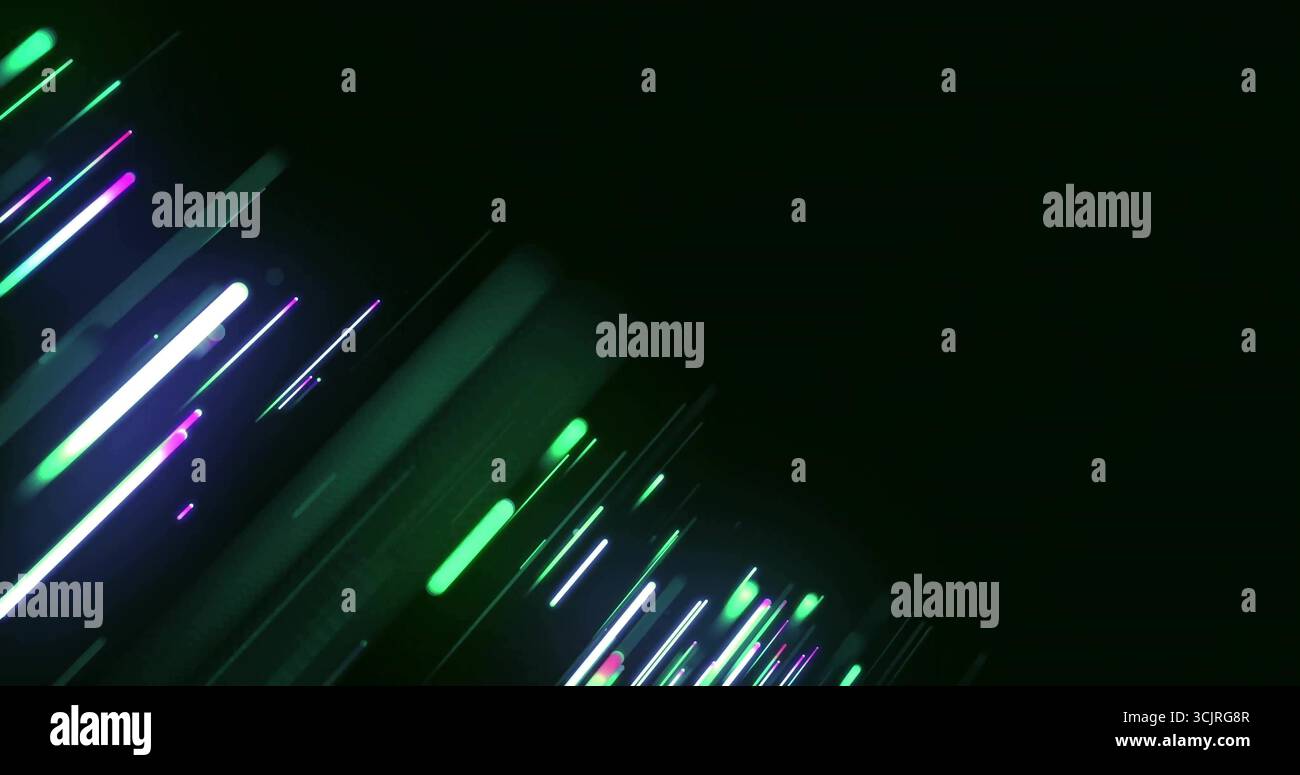 Streaming diagonal neon streaks hi-res stock photography and images - Alamy