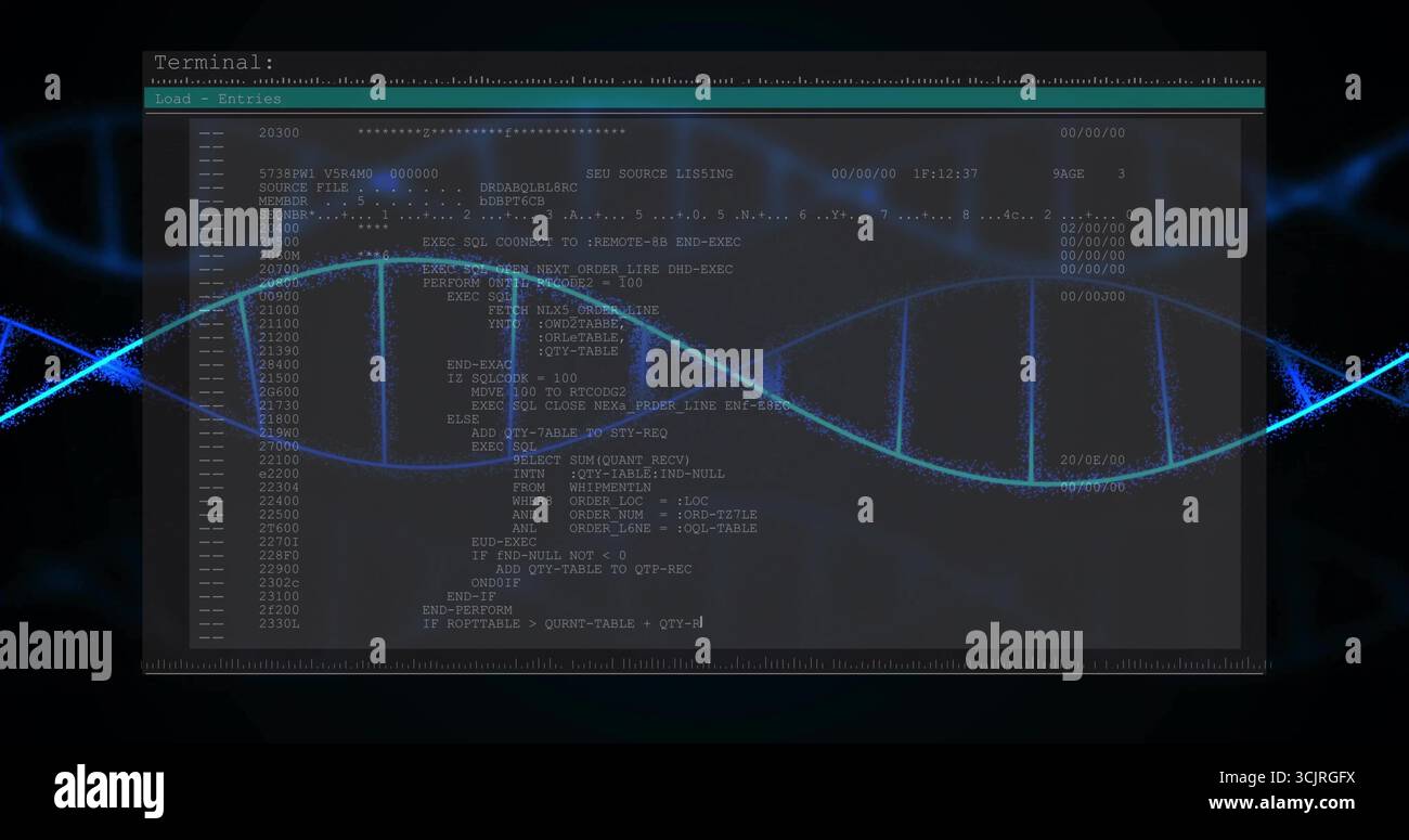 Displaying terminal running code hi-res stock photography and images - Alamy