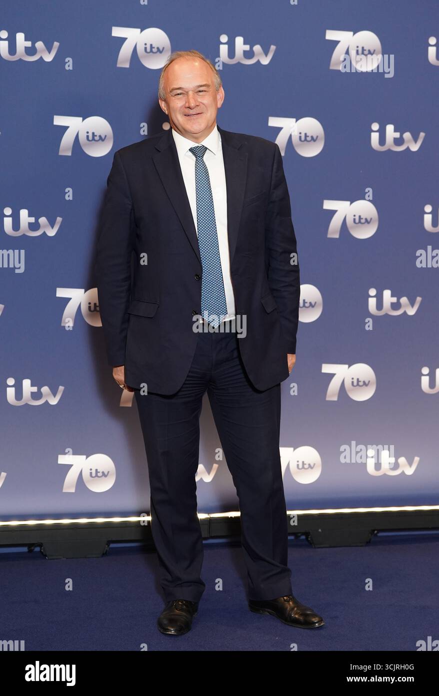 Liberal Democrat leader Sir Ed Davey attends the ITV 70th celebration ...