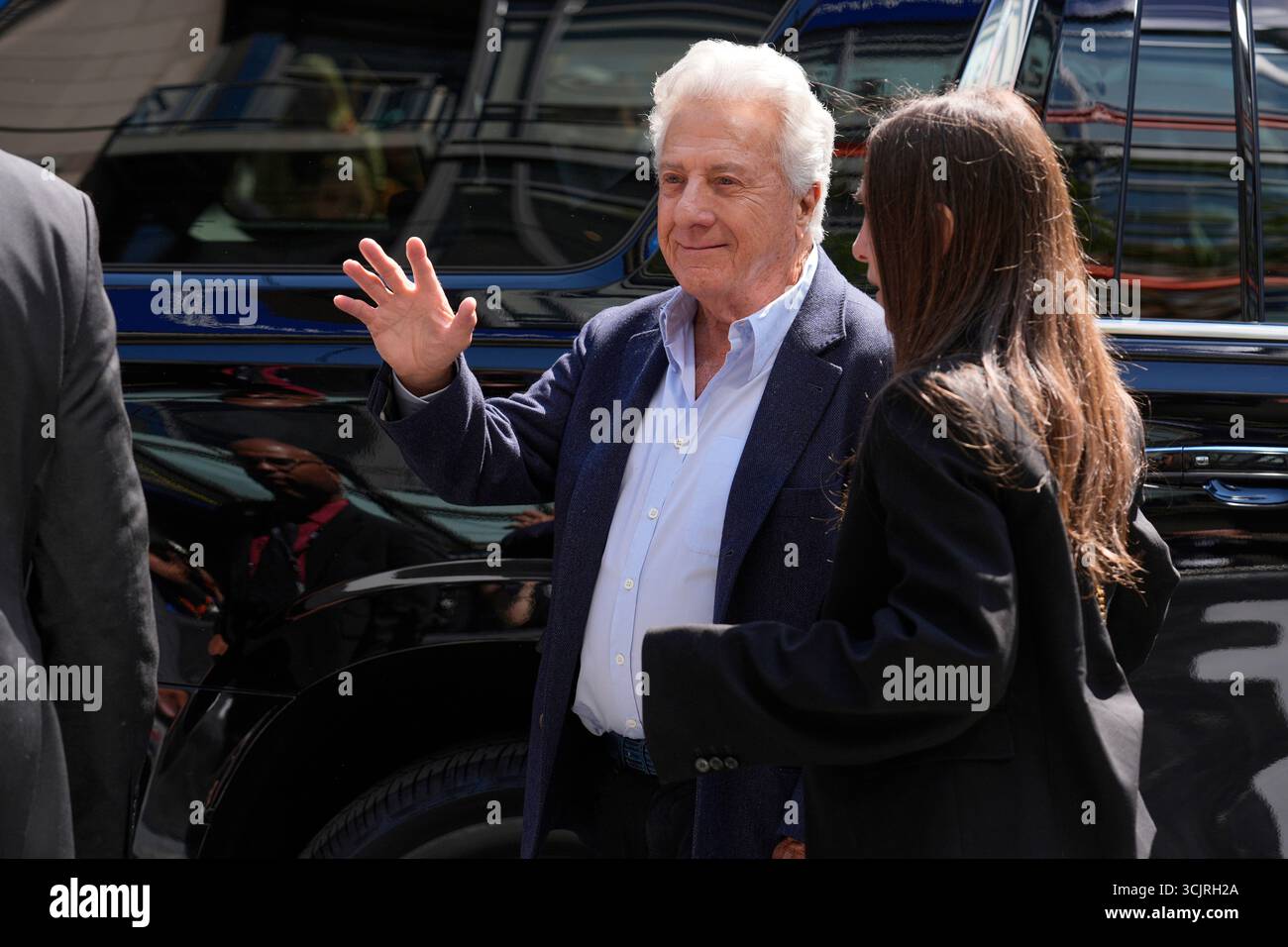 Dustin Hoffman attends the premiere of "Tuner" at the Princess of Wales ...