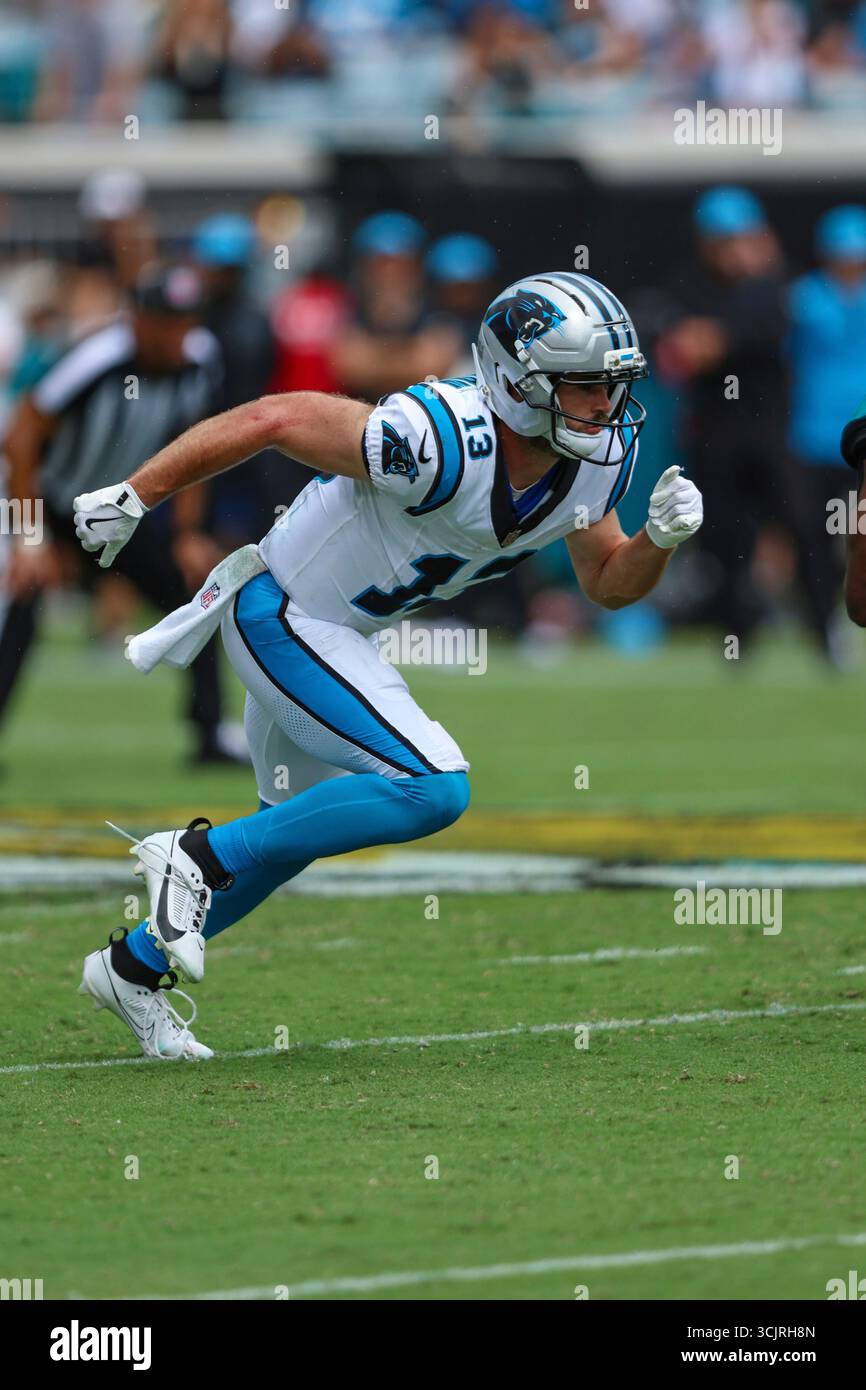 Carolina Panthers wide receiver Hunter Renfrow (13) in action during an ...