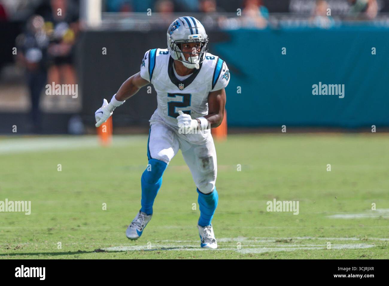 Carolina Panthers cornerback Mike Jackson (2) in action during an NFL ...