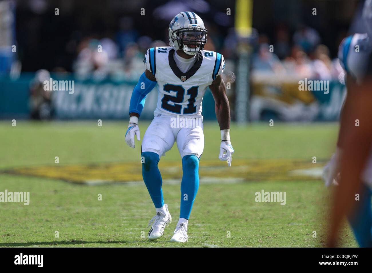 Carolina Panthers safety Nick Scott (21) in action during an NFL ...