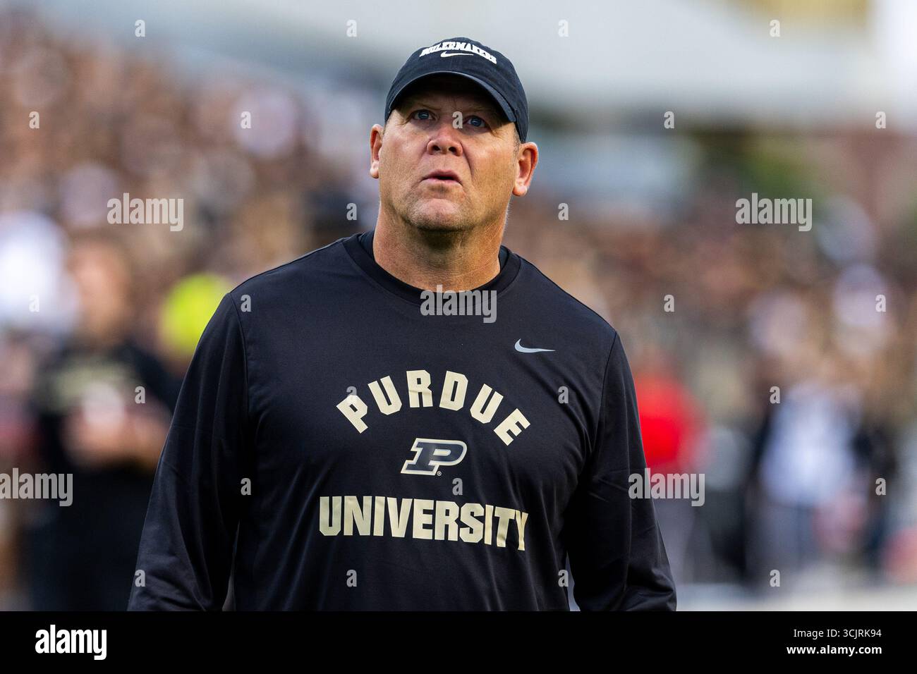 September 06, 2025: Purdue head coach Barry Odom during NCAA football ...
