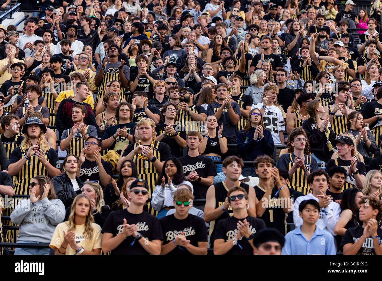 September 06, 2025: Purdue student section during NCAA football game ...