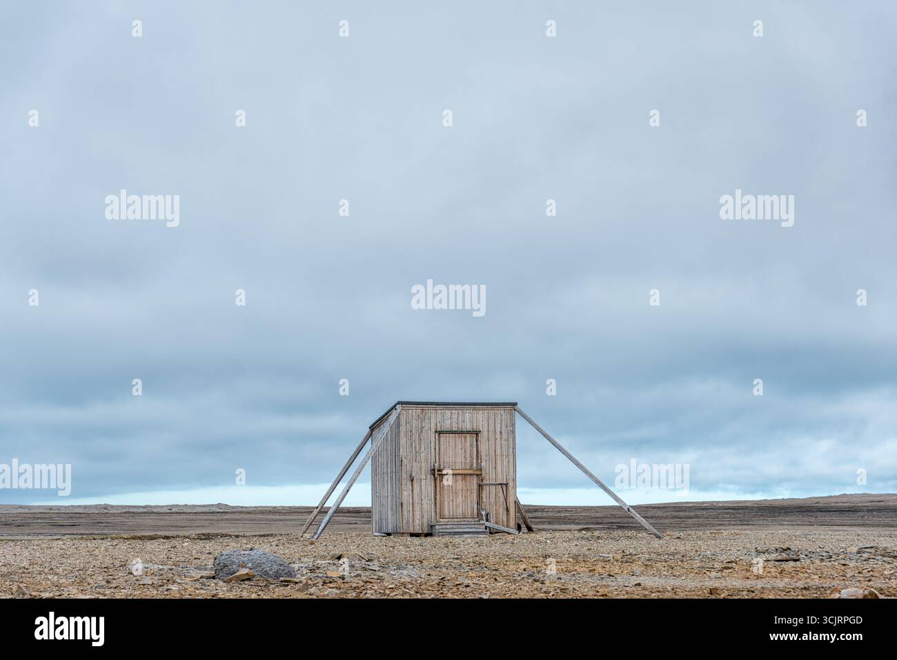 Kinnvika Station Research Hut Nordaustlandet Svalbard Norway ...