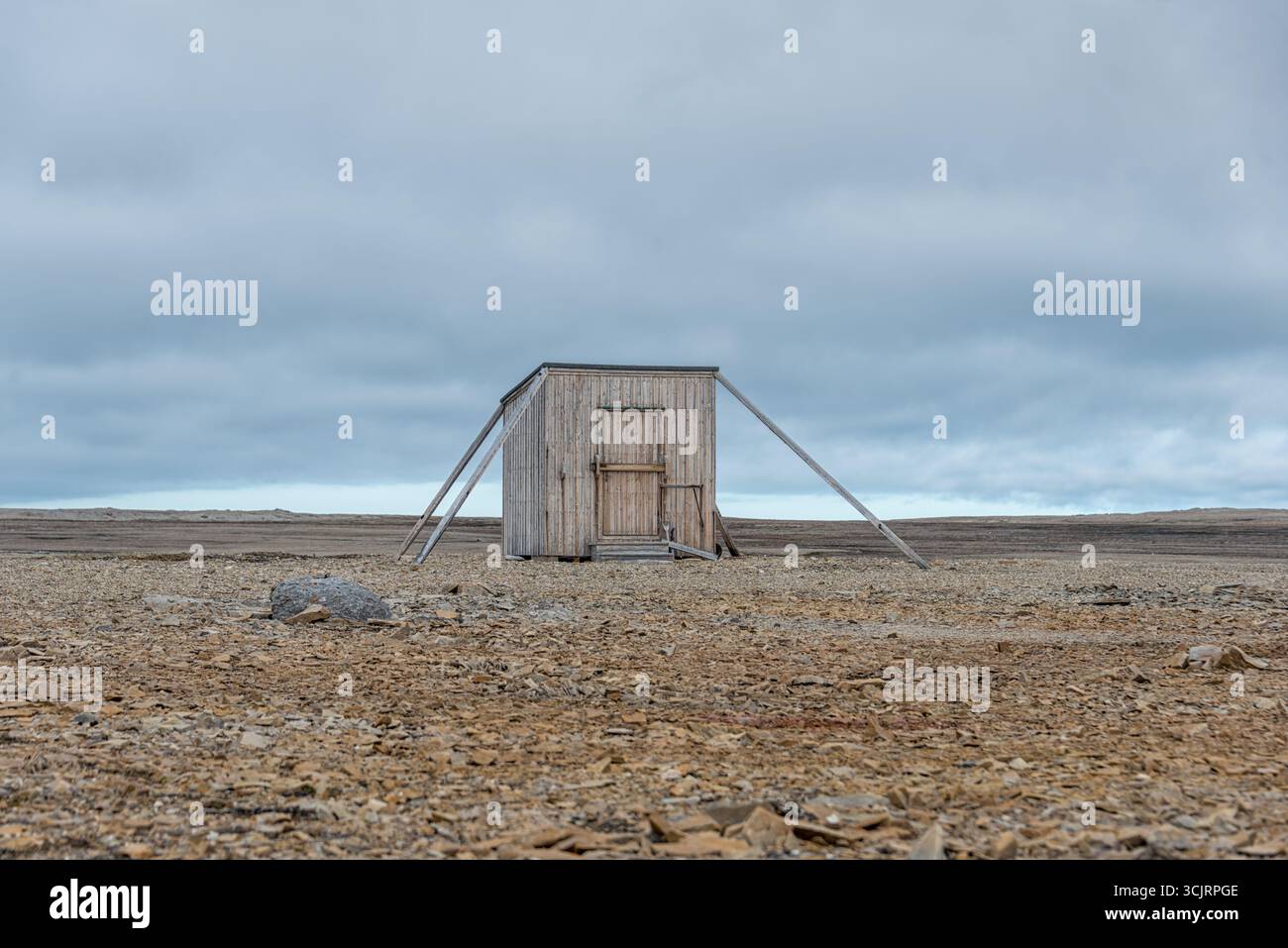 Kinnvika Station Research Hut Nordaustlandet Svalbard Norway ...