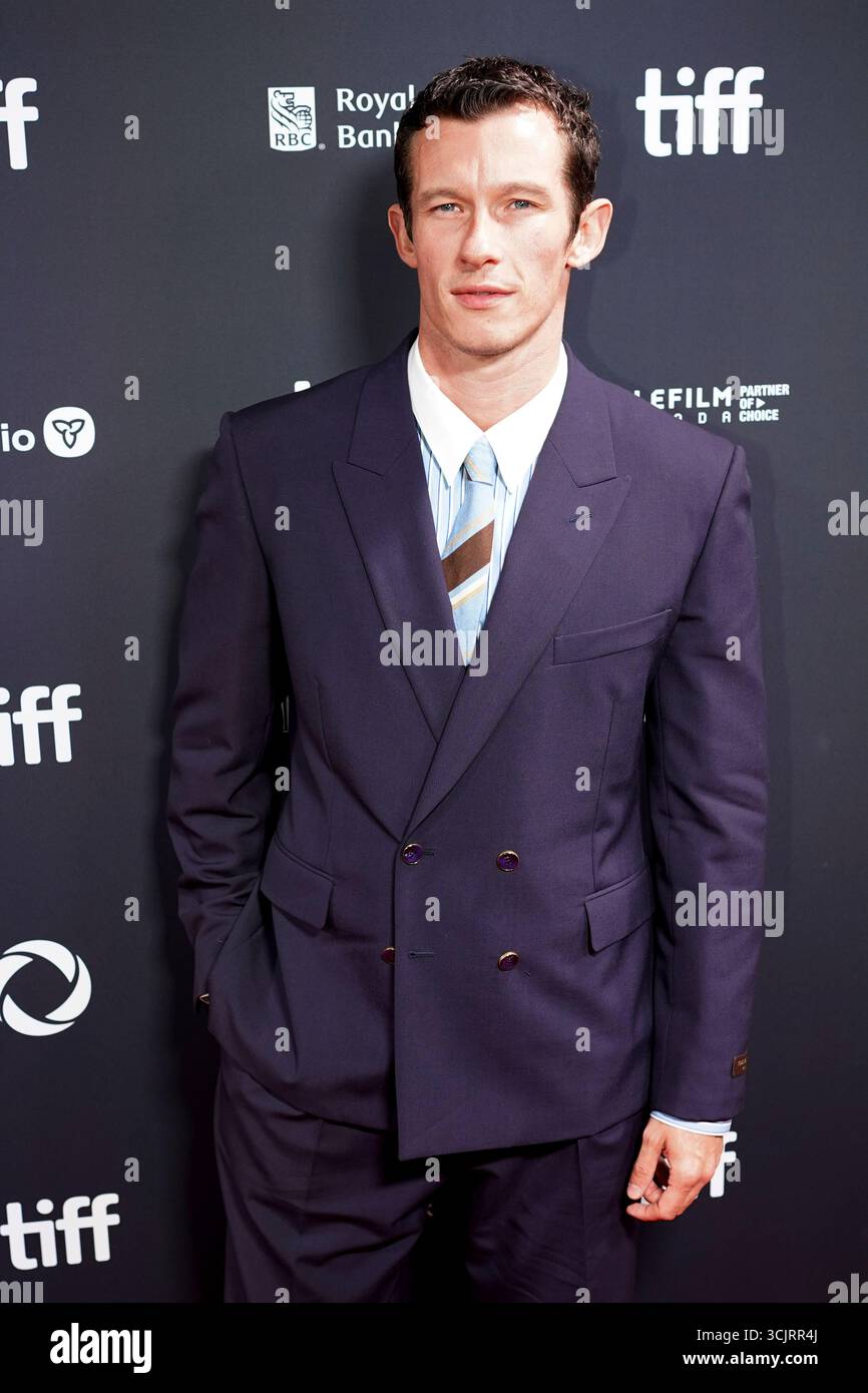 Toronto, Canada. 07th Sep, 2025. Callum Turner attends the red carpet ...