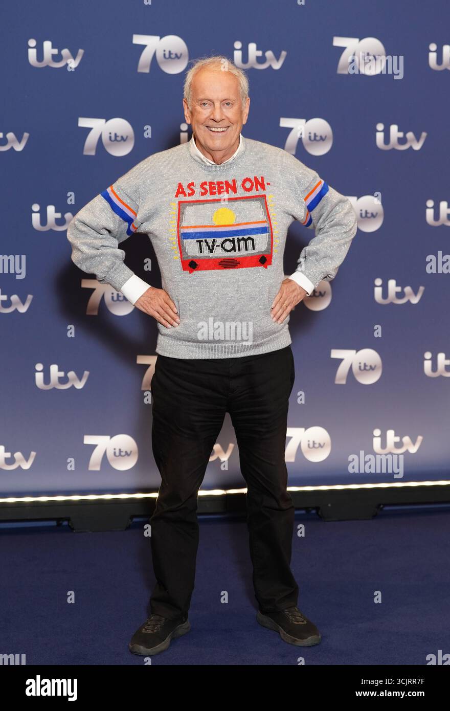 Gyles Brandreth attends the ITV 70th celebration event at the Guildhall ...