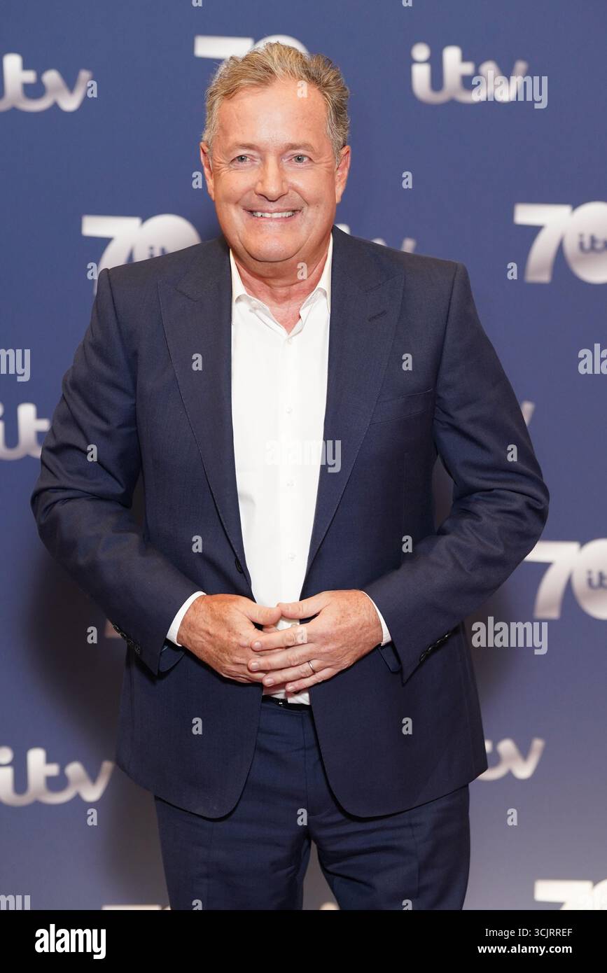 Piers Morgan attends the ITV 70th celebration event at the Guildhall in ...