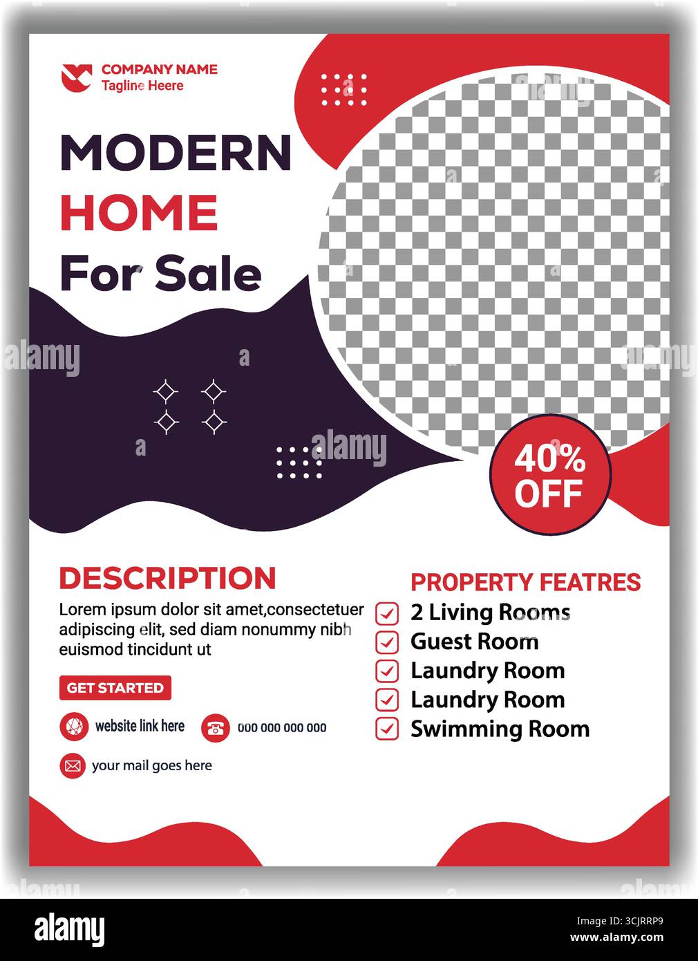 Property advertising flyer hi-res stock photography and images - Alamy