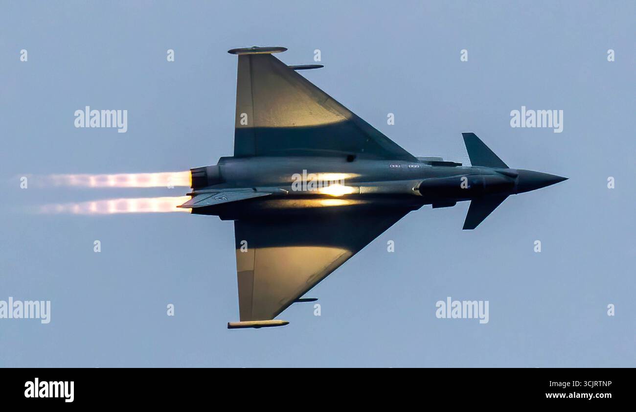 International Ayr Show, Ayr, 6th September 2025. The Typhoon display ...
