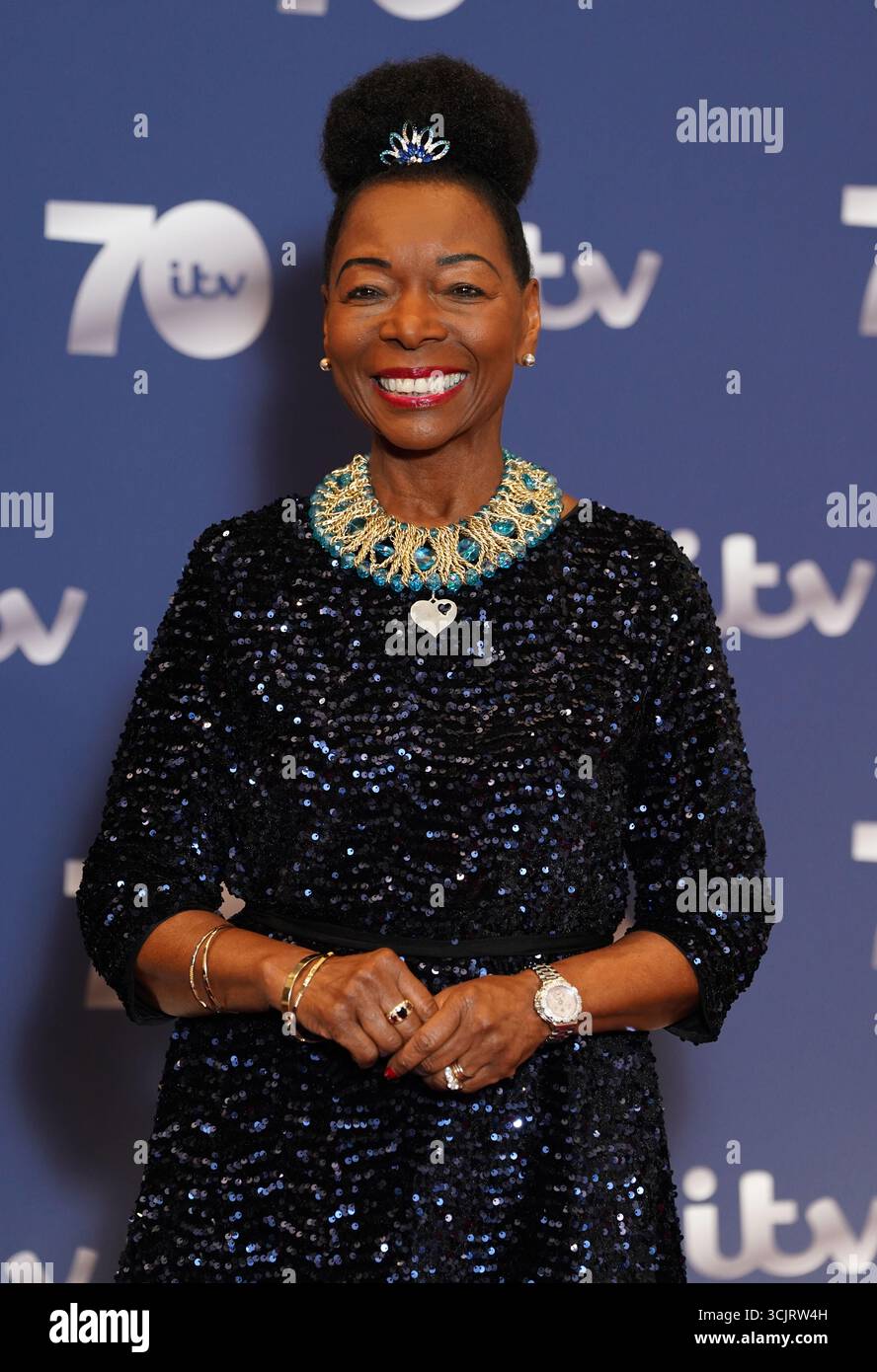 Floella Benjamin attends the ITV 70th celebration event at the ...