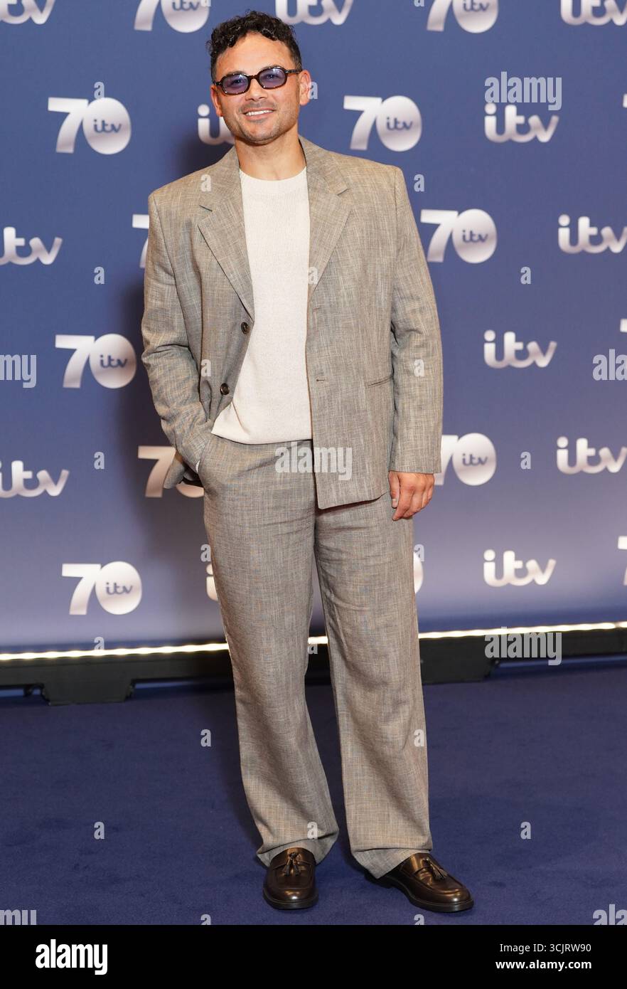 Ryan Thomas attends the ITV 70th celebration event at the Guildhall in ...