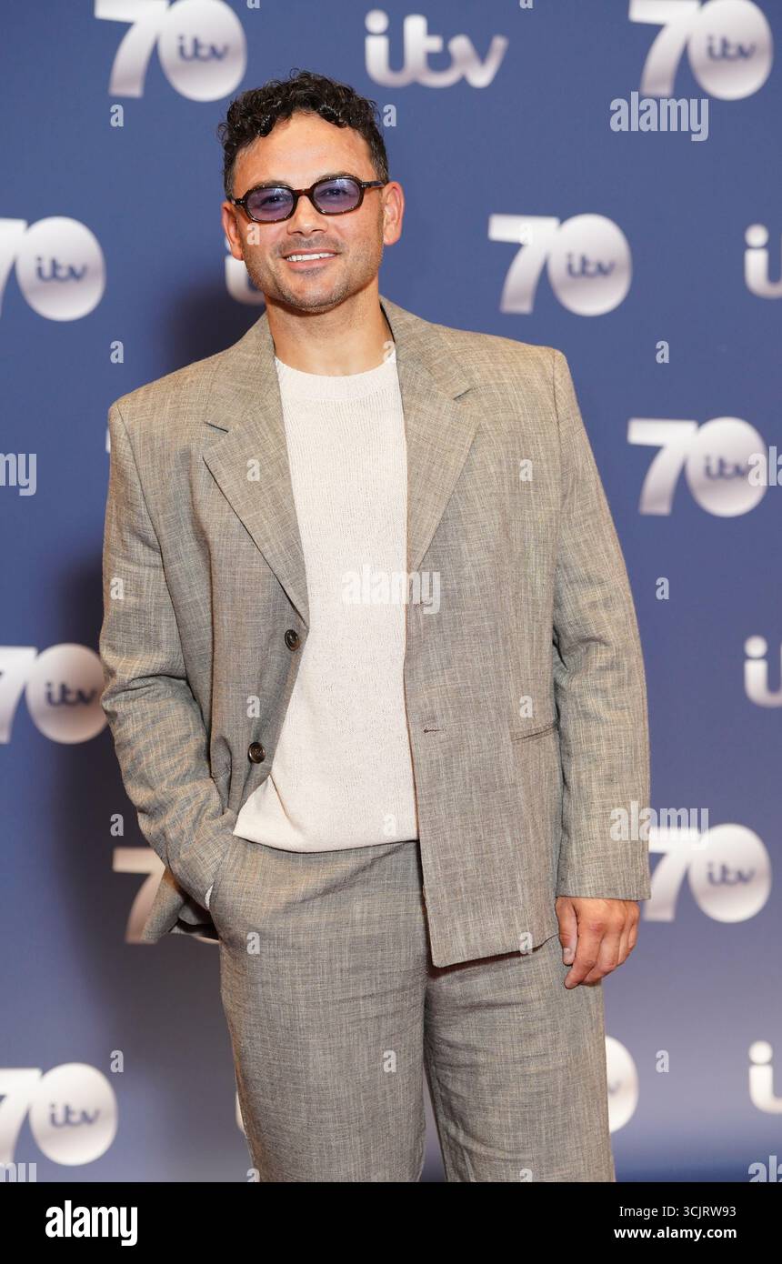 Ryan Thomas attends the ITV 70th celebration event at the Guildhall in ...