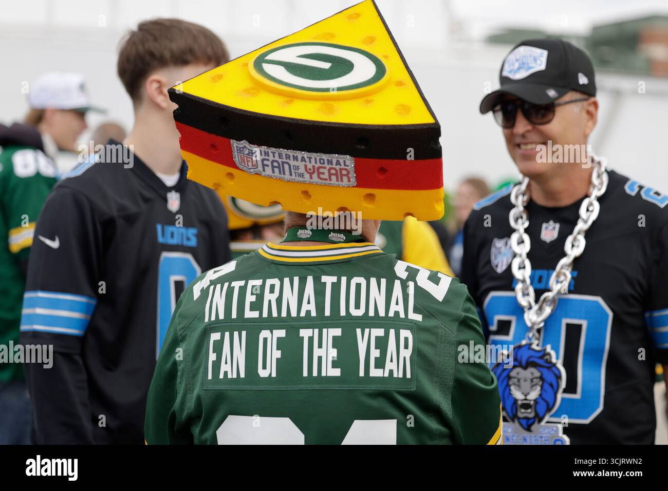 Green Bay Packers fans before an NFL football game Sunday, Sept. 7 ...