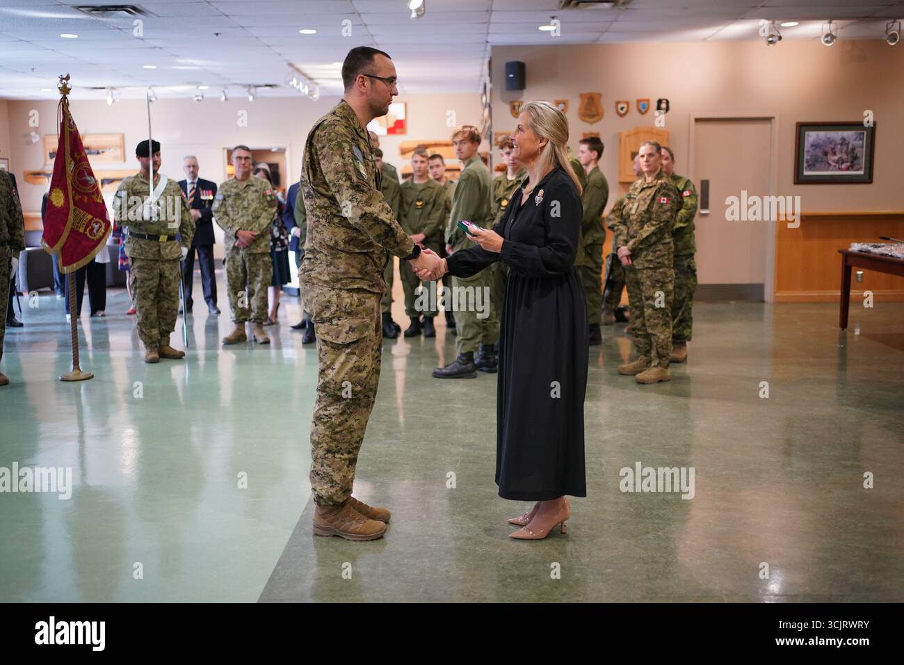 The Duchess of Edinburgh (presents the King's Coronation medals ...