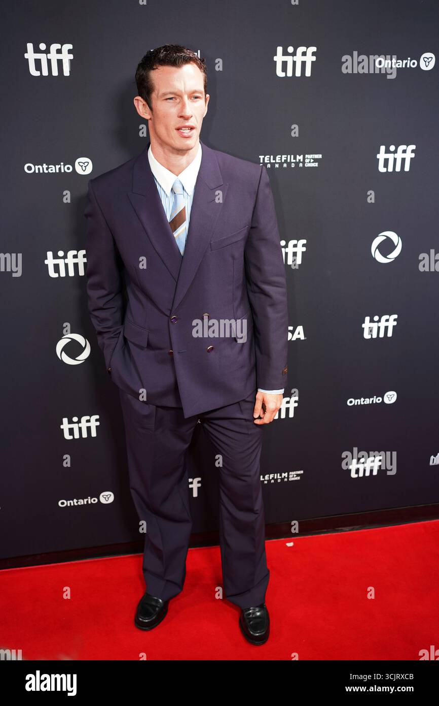Callum Turner attends the red carpet for the ‘Eternity’ premiere during ...