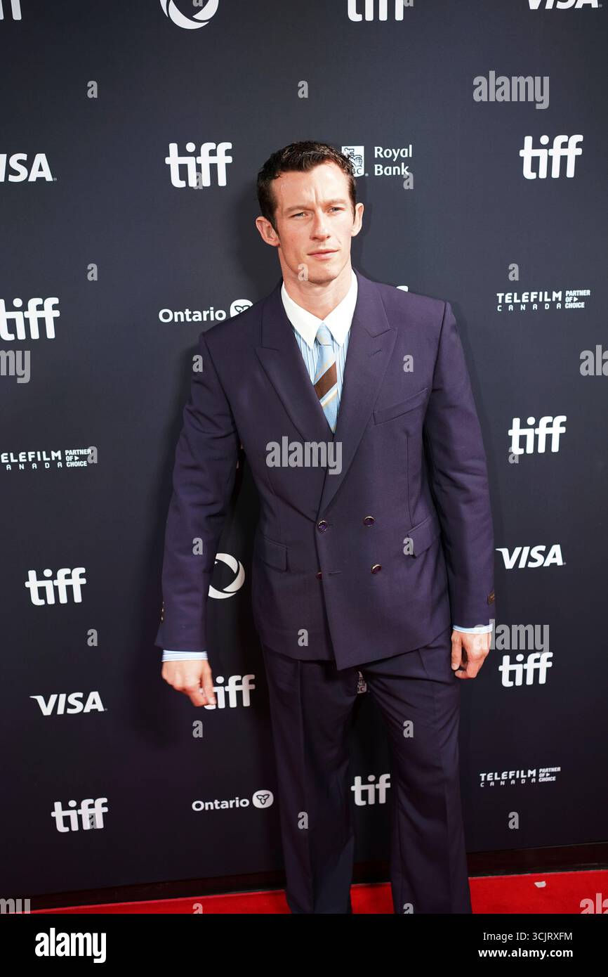 Callum Turner attends the red carpet for the ‘Eternity’ premiere during ...