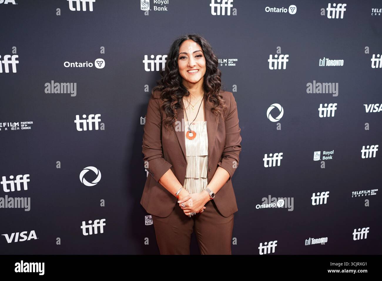 Panta Mosleh attends the red carpet for the ‘Eternity’ premiere during the 2025 Toronto ...