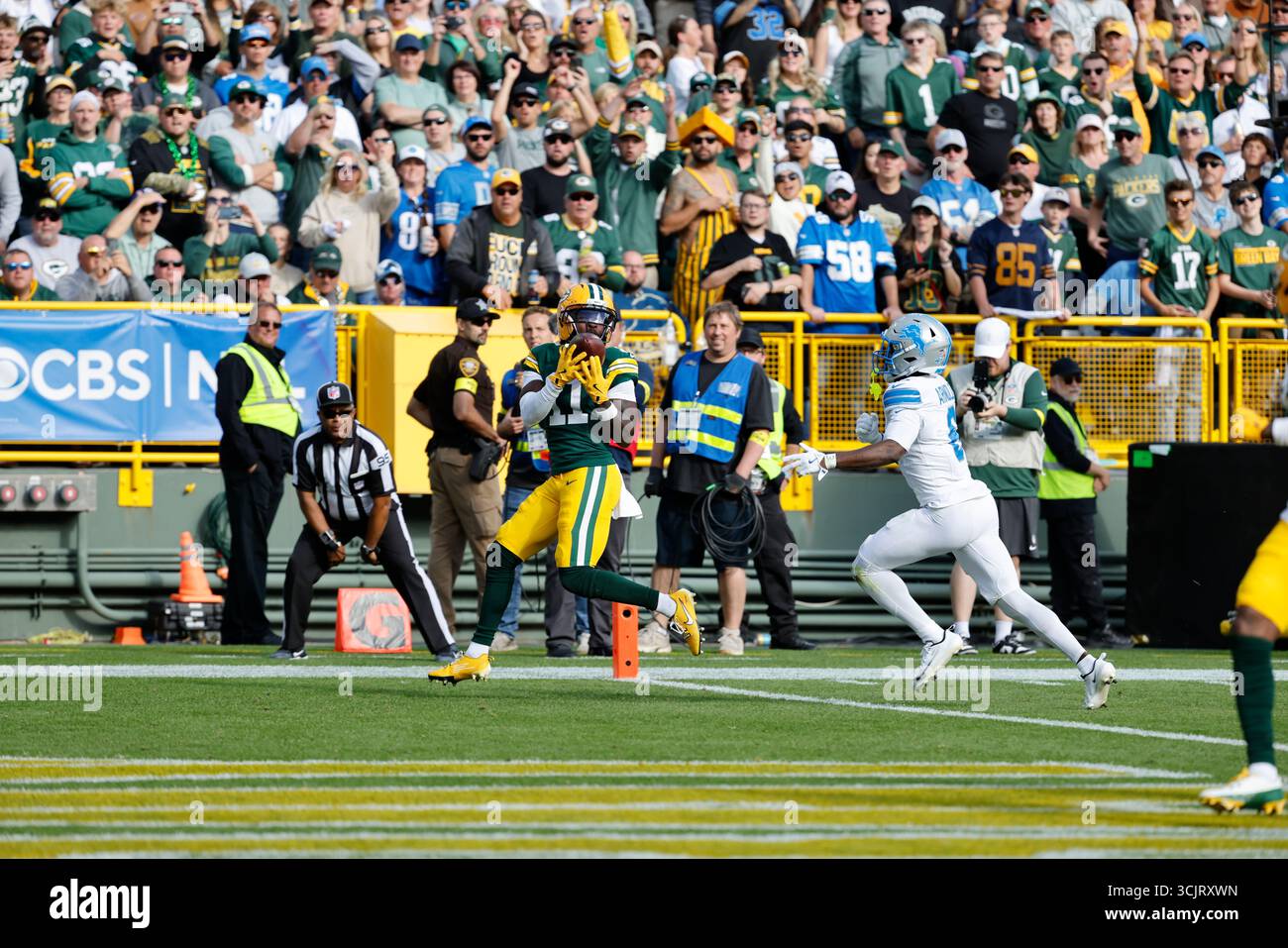 Green Bay Packers wide receiver Jayden Reed (11) during an NFL football ...