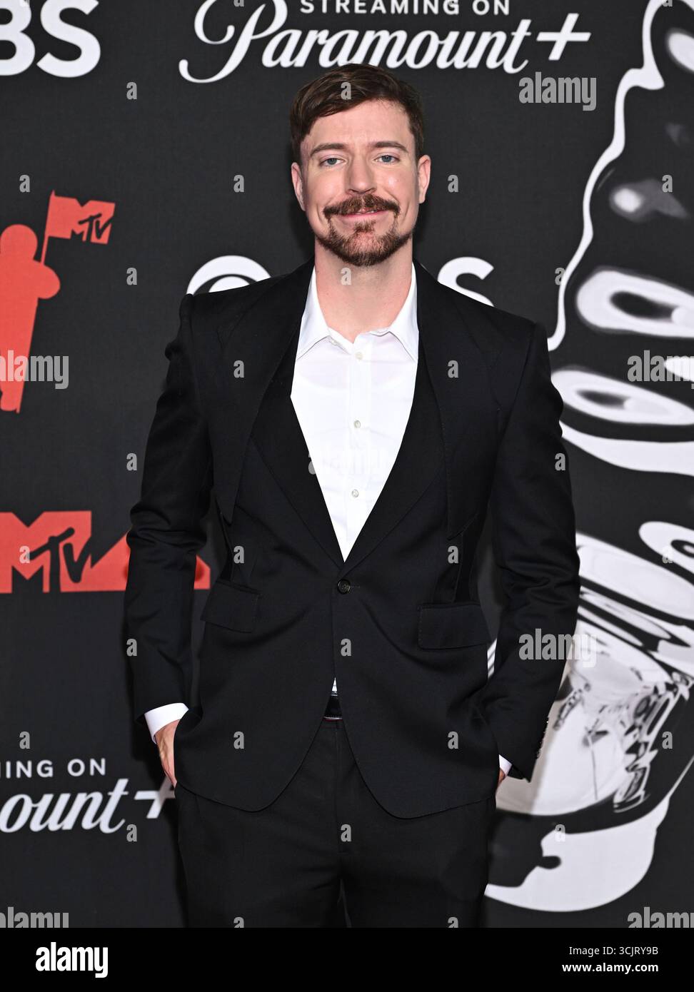 Jimmy Donaldson aka MrBeast arrives at the MTV Video Music Awards on ...