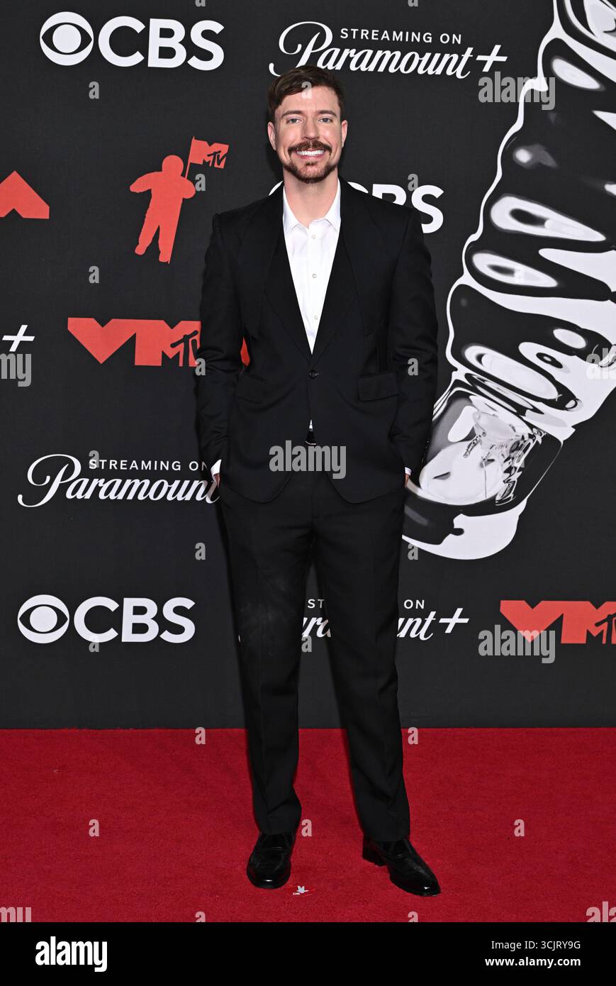 Jimmy Donaldson aka MrBeast arrives at the MTV Video Music Awards on ...