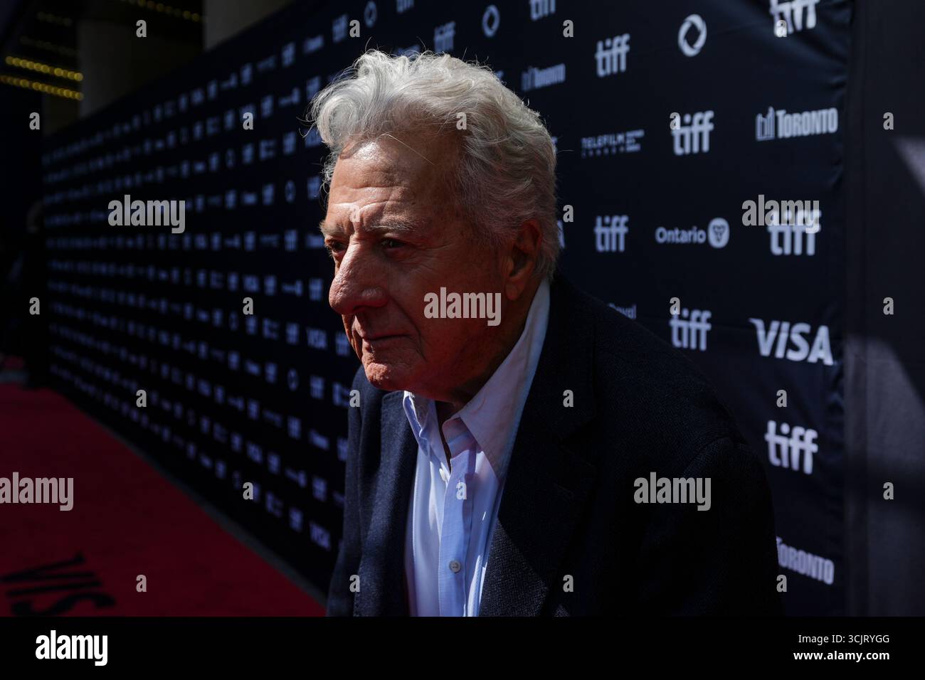 Dustin Hoffman arrives on the red carpet to promote the film "Tuner" at ...