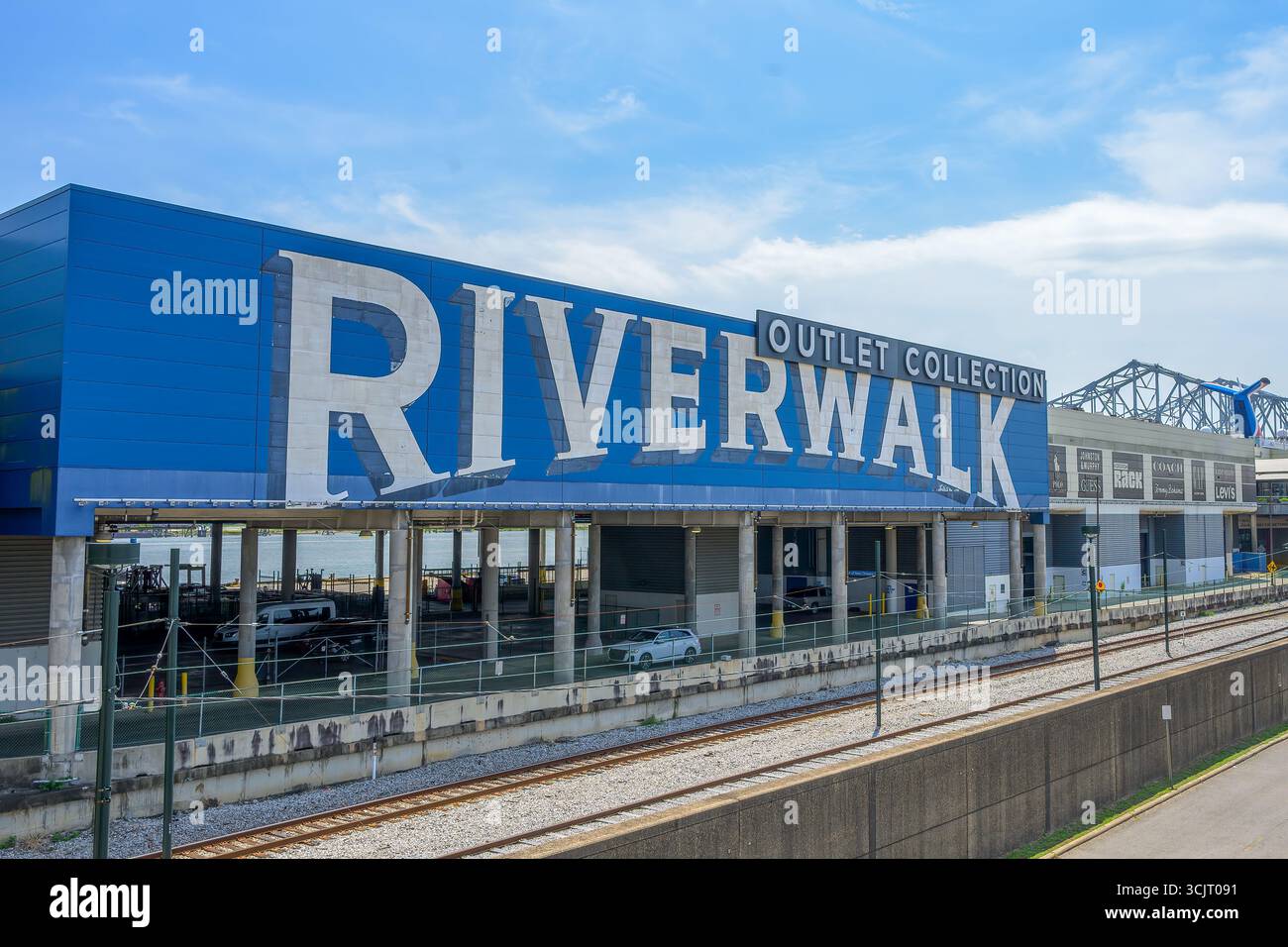 New Orleans, LA, USA - August 24, 2025: Riverwalk Outlet Collection ...