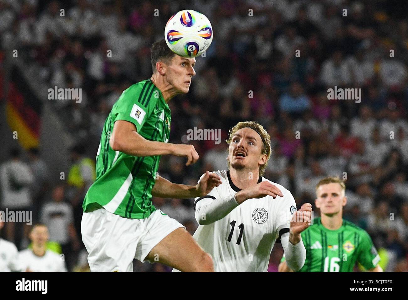 v.li.: Eoin Toal (Nordirland, 4), Nick Woltemade (Deutschland Germany ...