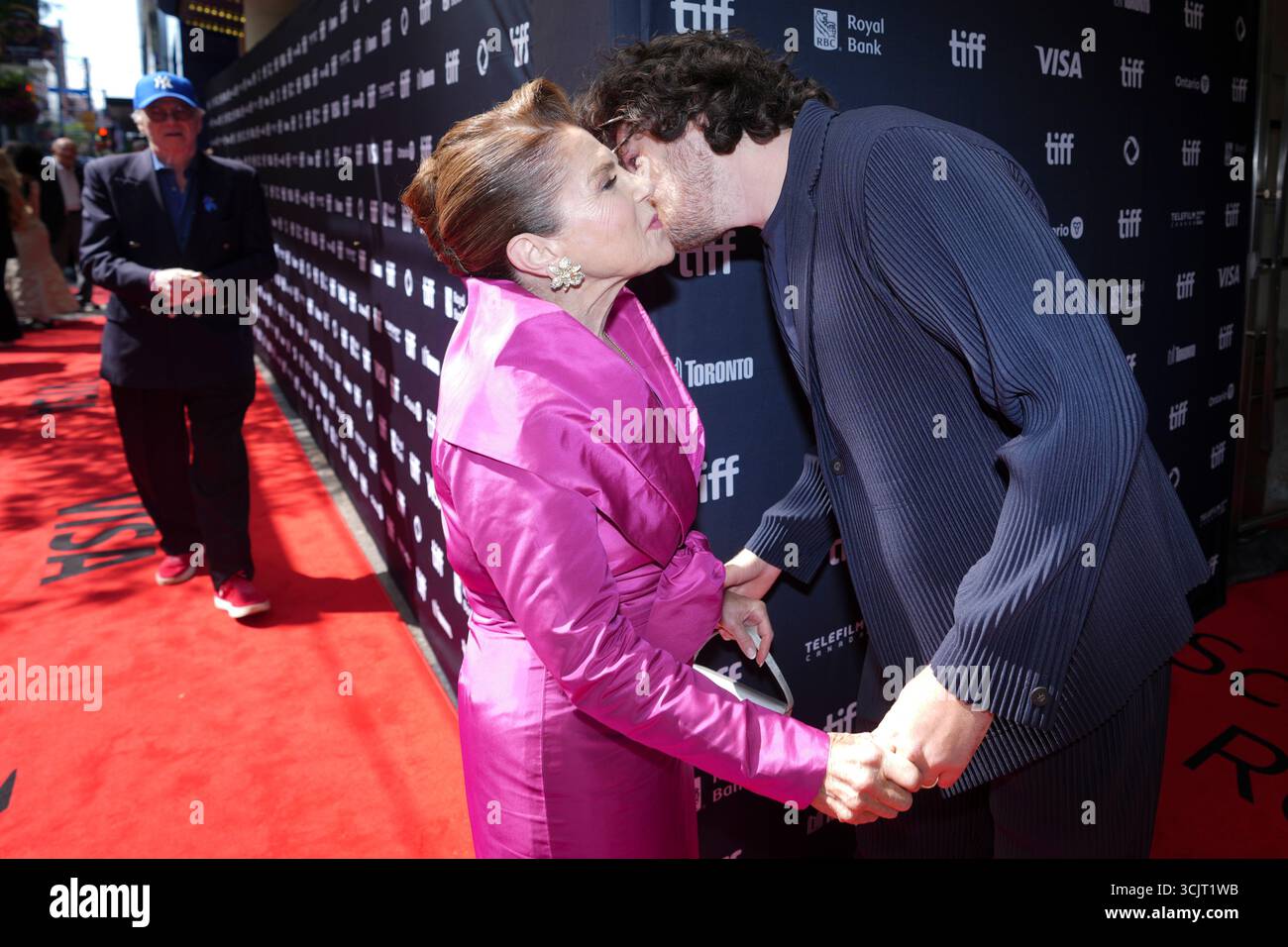 Director Daniel Roher greets Tovah Feldshuh as they arrive on the red ...