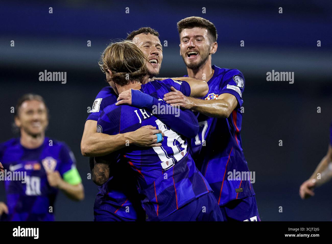 Ivan Perisic, Kristijan Jakic and Petar Sucic of Croatia celebrates ...