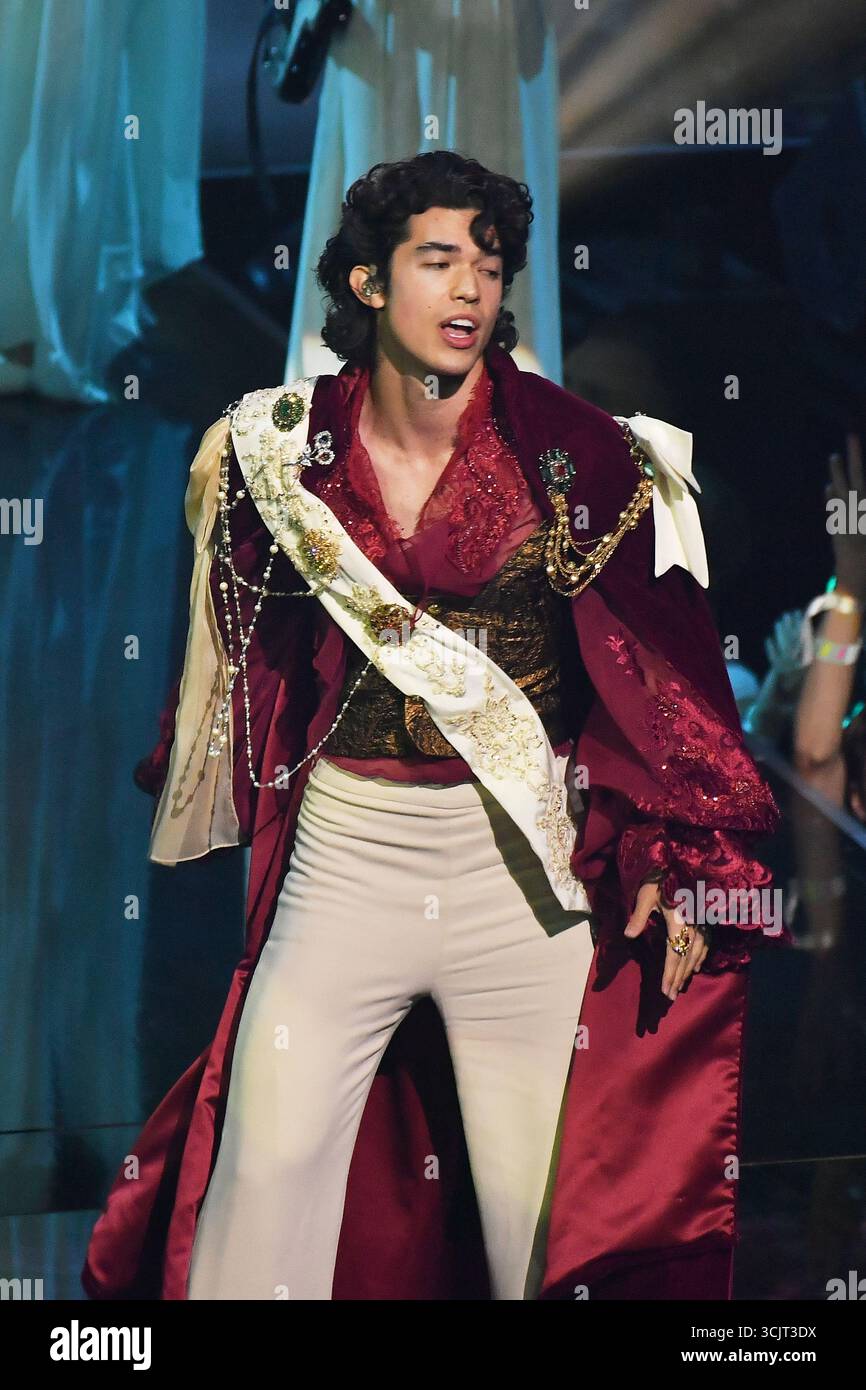 Conan Gray performs onstage during the 2025 MTV Video Music Awards at ...