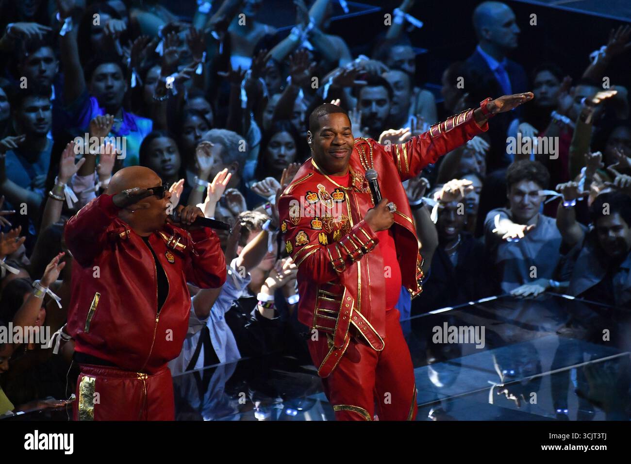 Busta Rhymes onstage during the 2025 MTV Video Music Awards at UBS ...
