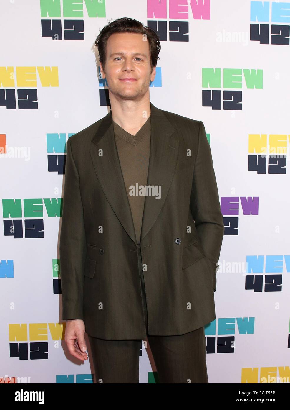 Jonathan Groff attending New 42 Studios' 25th Anniversary Luncheon held ...