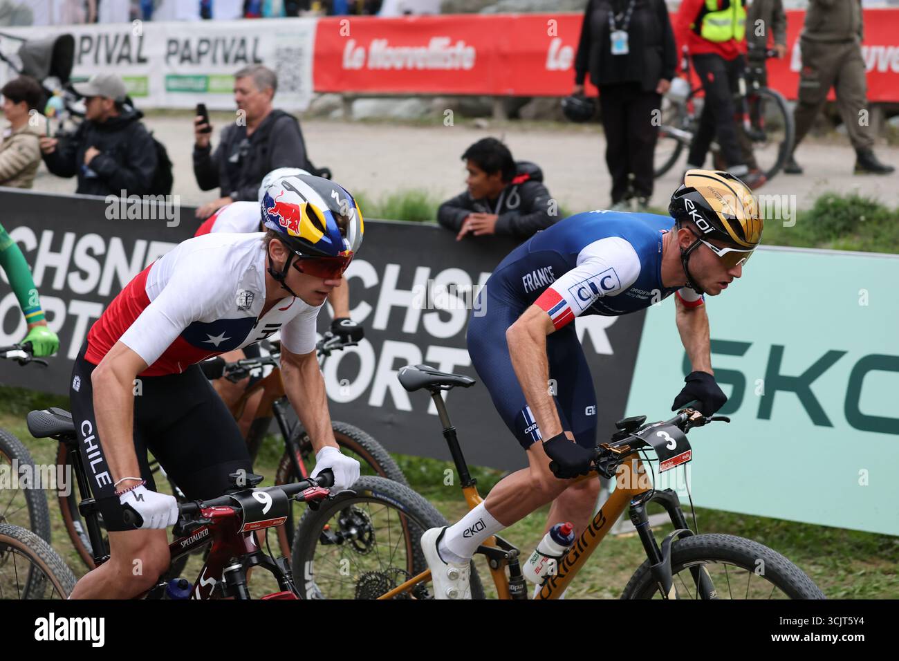 08/09/2025, Zermatt, Valais 2025 UCI Mountain Bike World Championships ...