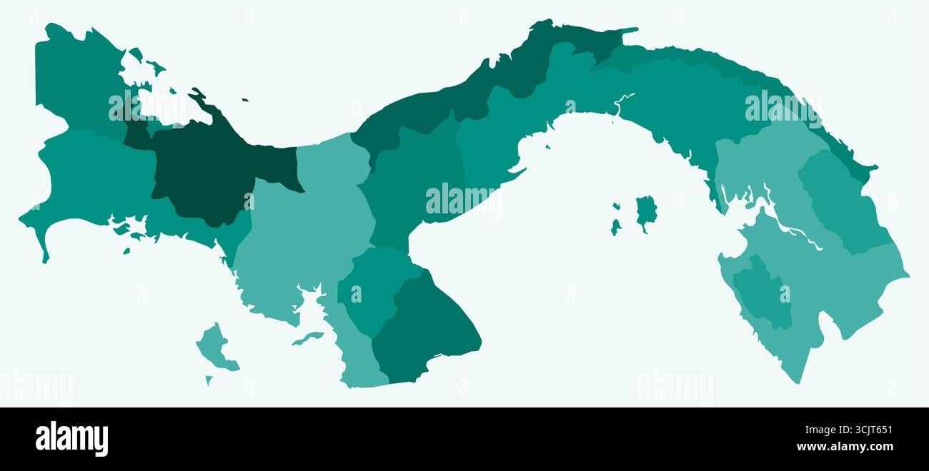 Panama political map administrative hi-res stock photography and images ...