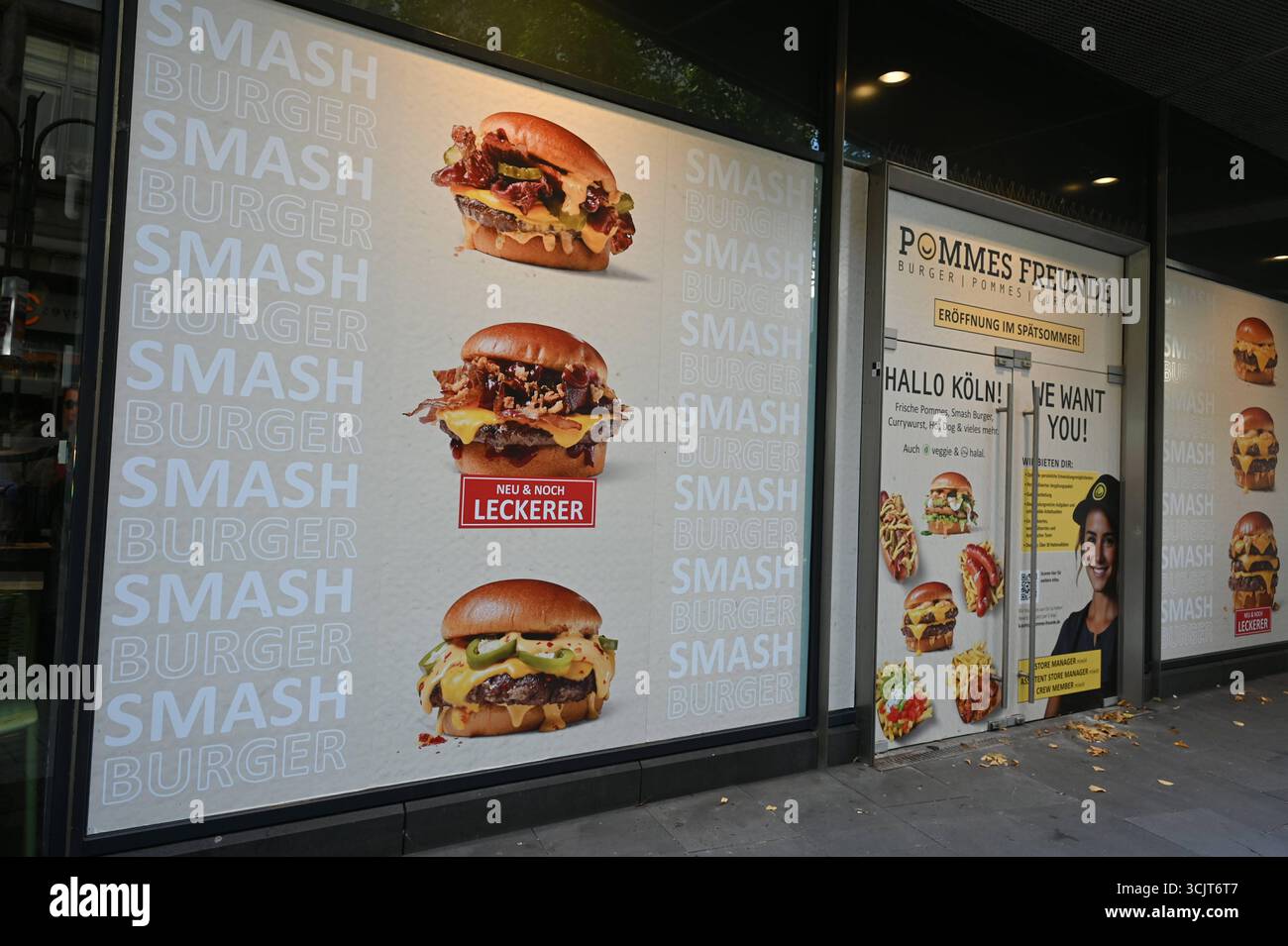 Hier entsteht eine Filiale der Pommes Freunde Franchise *** A branch of ...