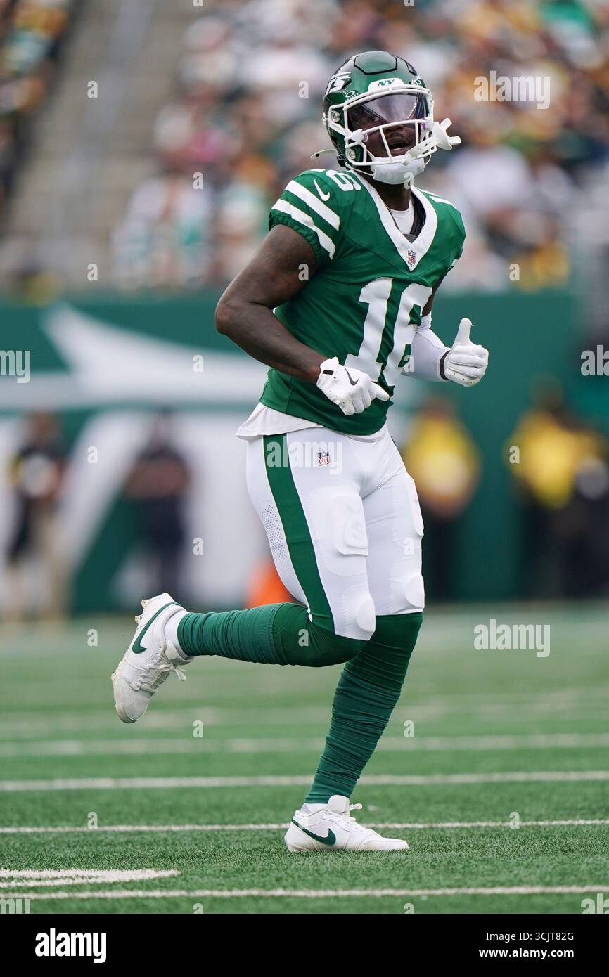 New York Jets wide receiver Tyler Johnson (16) during an NFL football ...