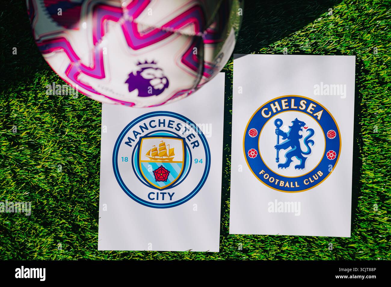 VIENNA, AUSTRIA, MAY 26, 2025: Manchester City vs Chelsea derby ...